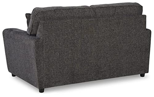 Signature Design by Ashley Cascilla Casual Loveseat, Dark Gray