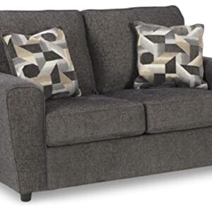 Signature Design by Ashley Cascilla Casual Loveseat, Dark Gray