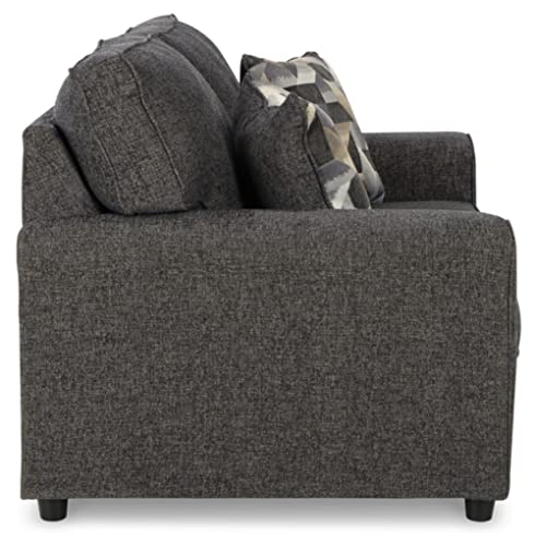 Signature Design by Ashley Cascilla Casual Loveseat, Dark Gray