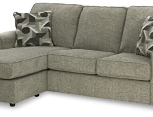 Signature Design by Ashley Cascilla Casual Sofa Chaise, Light Gray