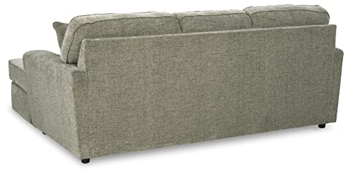 Signature Design by Ashley Cascilla Casual Sofa Chaise, Light Gray