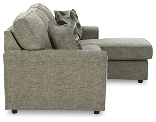 Signature Design by Ashley Cascilla Casual Sofa Chaise, Light Gray