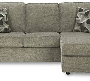 Signature Design by Ashley Cascilla Casual Sofa Chaise, Light Gray