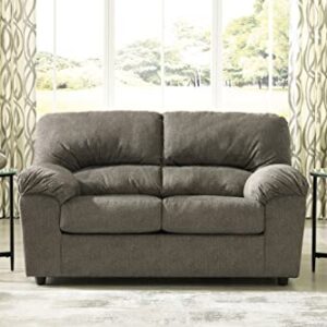 Signature Design by Ashley Norlou Transitional Herringbone Tufted Loveseat, Green