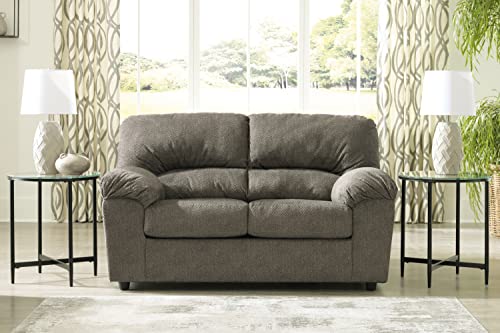 Signature Design by Ashley Norlou Transitional Herringbone Tufted Loveseat, Green