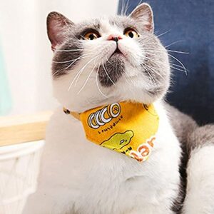 Pet Neckerchief, Cartoon Cat Collar, Fashion Pet Supplies, Bow Tie Kitten Bandana Cat Accessories, Triangle Scarf Cat Saliva Towel(9)