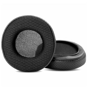 taizichangqin dn-hp500 upgrade ear pads ear cushions replacement compatible with denon dn-hp500 ah-d210 headphone fabric earpads black