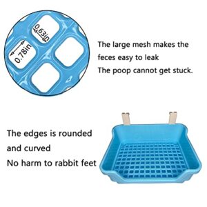 WEWAYKGJ Large Rabbit Litter Box Rabbit Potty Box Pet Corner Toilet Bunny Litter Pan Potty Trainer for Adult Rabbits,Adult Rats,Adult Chinchilla,Rex Rabbits, Ferrets, Adults Guinea Pigs