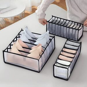 2 Set Wardrobe Closet Organizer Jeans Clothing Pants Cloth Storage Organizer Foldable Drawer Divider Closet Organizer Bins