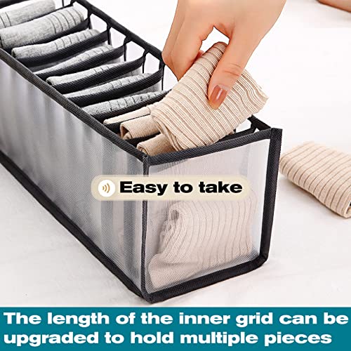 2 Set Wardrobe Closet Organizer Jeans Clothing Pants Cloth Storage Organizer Foldable Drawer Divider Closet Organizer Bins