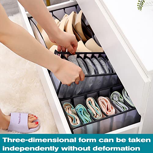 2 Set Wardrobe Closet Organizer Jeans Clothing Pants Cloth Storage Organizer Foldable Drawer Divider Closet Organizer Bins