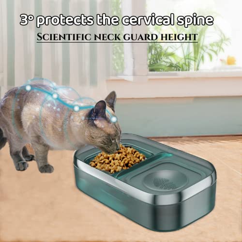 The Latest Aarpurt Pet Food Bowl, Cat Water Bowl, Dog and Cat Feeder and Water Dispenser, Pet Feeding and Water All in Qne Bowl Suitable for Small and Medium-Sized Cats and Dogs