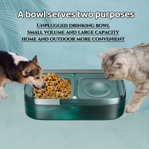 The Latest Aarpurt Pet Food Bowl, Cat Water Bowl, Dog and Cat Feeder and Water Dispenser, Pet Feeding and Water All in Qne Bowl Suitable for Small and Medium-Sized Cats and Dogs