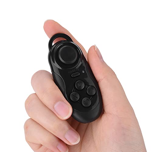 Mini VR Remote Controller, Remote Gamepad Wireless Gamepad Selfie Timer Joystick Pocket Selfie Remote Shutter Mouse Selfie Remote Shutter for Smartphone TV Box