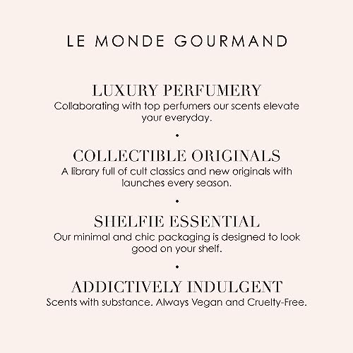 Le Monde Gourmand Lait de Coco Natural Soy-Wax Blend Candle - 14 oz - Fresh, Creamy, Clean with Vanilla and Coconut Fragrance Notes