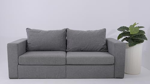 Elephant in a Box Non-Modular Grey Sofas, L83.5xW37.8xH26.4