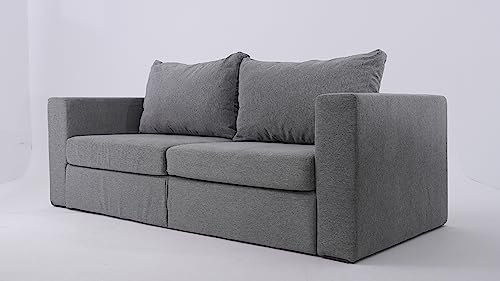 Elephant in a Box Non-Modular Grey Sofas, L83.5xW37.8xH26.4