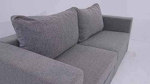 Elephant in a Box Non-Modular Grey Sofas, L83.5xW37.8xH26.4