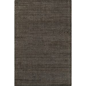 nuLOOM Elfriede Farmhouse Jute Blend Accent Rug, 3x5, Charcoal