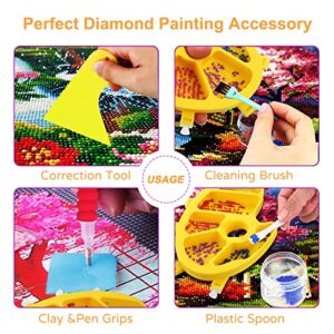 Palette Diamond Painting Tray Kits Trays Diamond Painting Organizer, Diamond Accessories & Tools for Glitter Rhinestones/5D Diamond Embroidery/Bead Storage/DIY Art