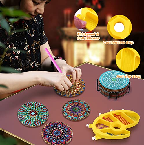 Palette Diamond Painting Tray Kits Trays Diamond Painting Organizer, Diamond Accessories & Tools for Glitter Rhinestones/5D Diamond Embroidery/Bead Storage/DIY Art