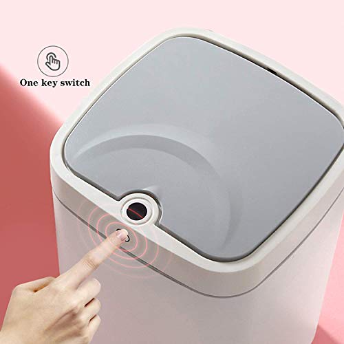 LXXSH 18L Automatic Touchless Intelligent Induction Motion Sensor Kitchen Trash Can Wide Opening Sensor Waste