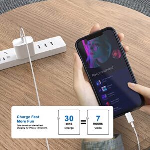 iPhone Charger Fast Charging 10 FT [Apple MFi Certified], 2 Pack PD 20W USB C Wall Charger Block with 10FT Long Type C to Lightning Fast Charging Data Sync Cable for iPhone 14 13 12 11 XS XR X 8 iPad