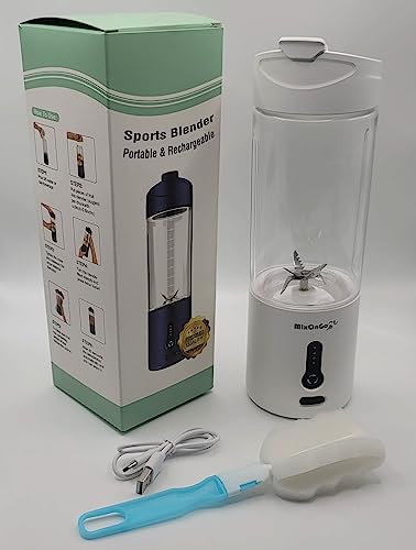 White Portable Blender, 1-pack, 530 ml (17.90oz)