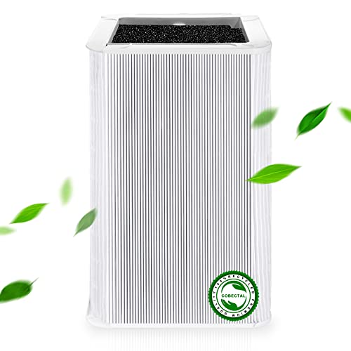 121 Filter Replacement Fits for Blue Pure 121 Air Purifier,Fordable Activated HEPA Carbon Filter by Cobectal