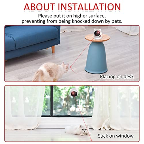 Saolife Automatic Cat Laser Toys, Interactive Laser Cat Toys for Indoor Cats/Kitty/Dogs, Cat Laser Toy Automatic