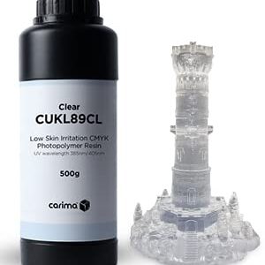 CARIMA Low-Irritation CMYK Resin (Clear) 500g for DLP/LCD Printer