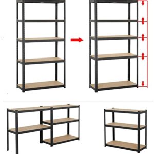 Garage Storage Shelves, 4-Tier Adjustable Metal Shelves for Storage, Shelving Unit Utility Rack Shelves for Warehouse Pantry Closet Kitchen, Organization Multipurpose Shelf, 31"L x 15" D x 63" H