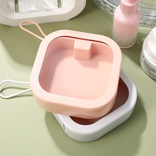 ULTECHNOVO Hair Tie Organizer, Box Clip Rubber Ornaments Dental Floss Hanging Swab Items Hair Ropes Small Case Mini Desktop for Storage Accessories Portable Earrings Holder Cotton Band Rings