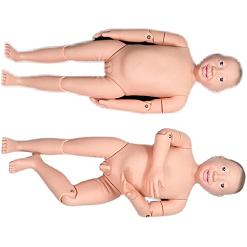 KH66ZKY Infant Care Model - Manikin Training Model - Training Room Teaching Model Doll Medical Educational Training Aid, 80cm/31.4inch,Male