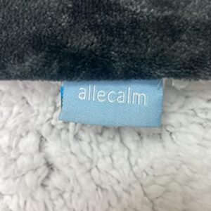 allecalm Sherpa Fleece Bed Blanket King Size Super Soft Fuzzy Plush Warm Cozy Fluffy Microfiber Couch Throw Velvet Double Reversible Luxurious Blankets for All Season 108x90 inch, Charcoal