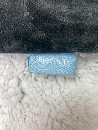 allecalm Sherpa Fleece Bed Blanket King Size Super Soft Fuzzy Plush Warm Cozy Fluffy Microfiber Couch Throw Velvet Double Reversible Luxurious Blankets for All Season 108x90 inch, Charcoal