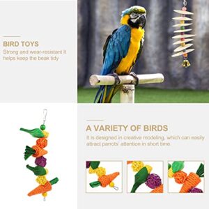 LUOZZY Birds Chewing Toy Bird Cage Pendant Birdcage Hanging Toy Parakeets Diversion Toy Pet Supplies - Random Style