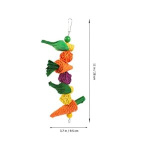 LUOZZY Birds Chewing Toy Bird Cage Pendant Birdcage Hanging Toy Parakeets Diversion Toy Pet Supplies - Random Style