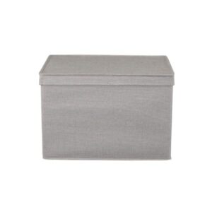 Household Essentials, Silver Wide KD Storage Lid Box