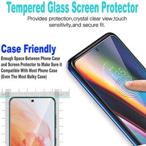 STARSHOP LG Stylo 5 Phone Case, [Not Fit Stylo 4 / Stylo 6], with [Tempered Glass Protector Included] Military Grade Shockproof Protection Cover with Rotating Ring Holder Kickstand - Scarlet