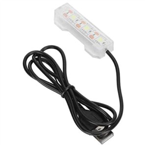 minlia led usb small aquarium light led lighting lamps aquatic plant tank aquarium accessories(white light)