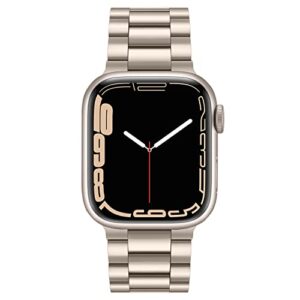 Tasikar Band Compatible with Apple Watch Band 41mm 40mm 38mm Premium Stainless Steel Metal Replacement Strap Compatible with Apple Watch Series 9 8 7 6 5 4 3 2 1 SE (Starlight)