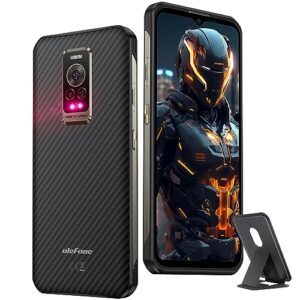 ulefone armor 17 pro rugged smartphone, 13gb + 256gb, 108mp triple camera, 8mp night vision camera, 66w fast charging, helio g99 processor, 6.58" fhd+, android 12, 4g dual sim unlocked rugged phone