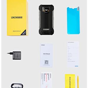 DOOGEE S89 Rugged Smartphone(2022), 12000mAh Massive Battery Android 12 Rugged Phone Unlocked, 33W Fast Charging, 8GB+128GB IP68 Waterproof Cellphone, Night Vision, Breathing Light, NFC, Dual 4G