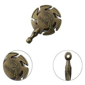 XGNG Yarn Cutter Pendants, Antique Metal Thread Cutter Round Shape Cutter Tools for Sewing