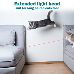 AIERSA Automatic Cat Toys with LED Light,Upgraded Lengthened Light Head, Interactive Toys for Indoor Cats,Wearable Electronic Collar for Kitten,Rechargeable Amusing Gifts for Cat Lovers