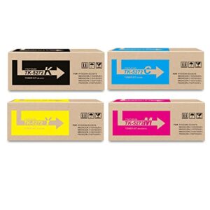 buegoo tk5272 toner cartridge, 4 pack black/cyan/magenta/yellow tk-5272 1t02tv0us0 1t02tvcus0 1t02tvbus0 1t02tvaus0 compatible with kyocera ecosys m6235cidn m6630cidn m6635cidn p6230cdn printer