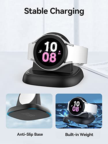 LVFAN for Samsung Galaxy Watch Charger, Fast Charging Smart Watch Charger Magnetic Dock, Charger Accessories Charging Station for Samsung Galaxy Watch 6/6 Classic/5 Pro/5/4/4 Classic/3, Active 2/1