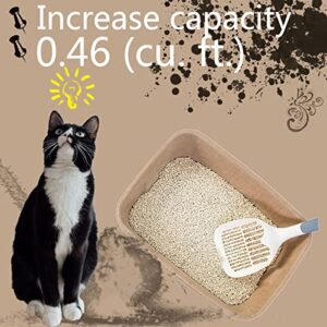 15 Pack Disposable Litter Boxes for Cats Paper Tray Travel Toilet Cat Litter Box for Indoor Outdoor for Hamster, Guinea Pig, Mice, Bunny,Small Animals 16.7 x 13.4 x 4 Inch