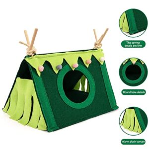 Guinea Pig Hideout,Small Animal Hideout,Guinea Pig Tunnel Tent Suitable for Guinea Pigs, Hamsters, Flying Squirrels, etc (Pink)